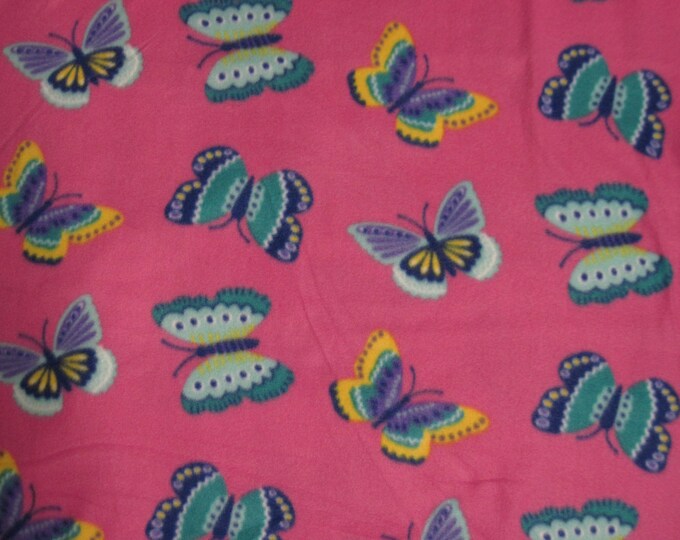 Butterfly Fleece Fabric - Etsy