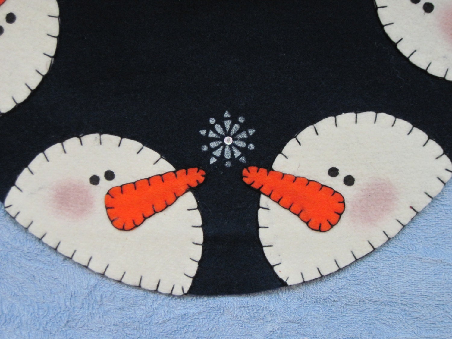 Snowman pattern: First Snowfall 405 | Etsy