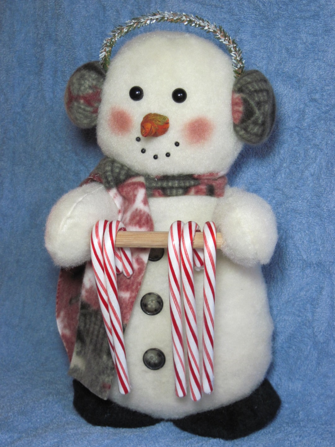 Snowman Pattern: "snowman Candy Cane Holder" - #640 - Etsy