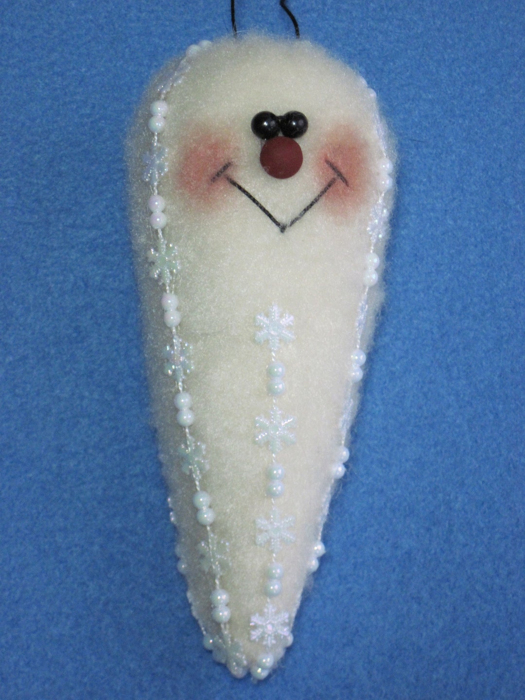 Snowman Icicle Pattern: "snowcicle" - #609 - Etsy