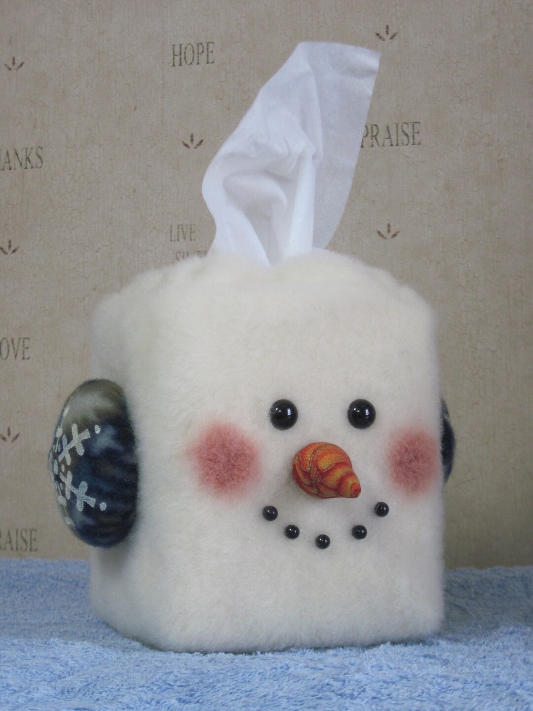 Snowman Pattern: "snowman Tissue Box Cover" - #634 - Etsy