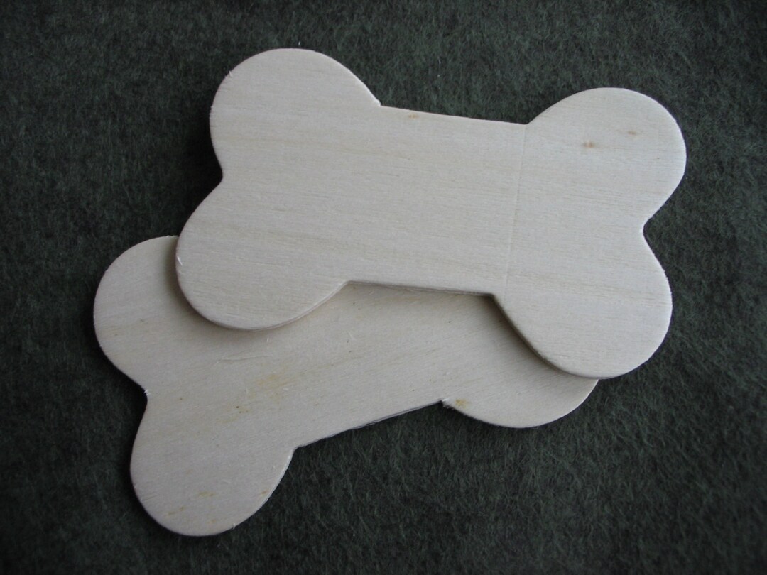 Wooden Dog Bones - #503 - Etsy