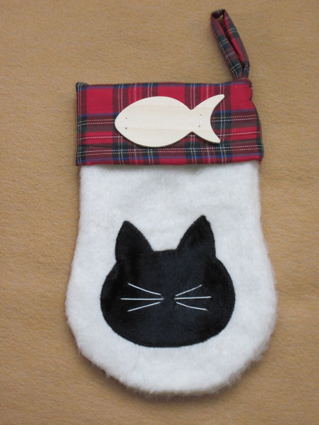 Cat Christmas Stocking - Etsy