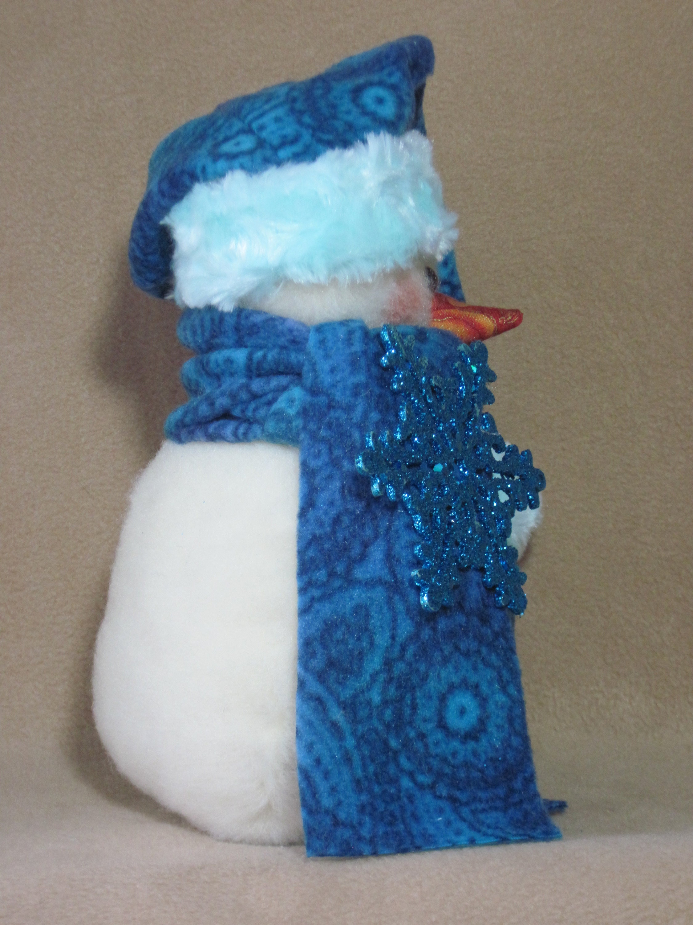 Winter Blues Snowman - Etsy