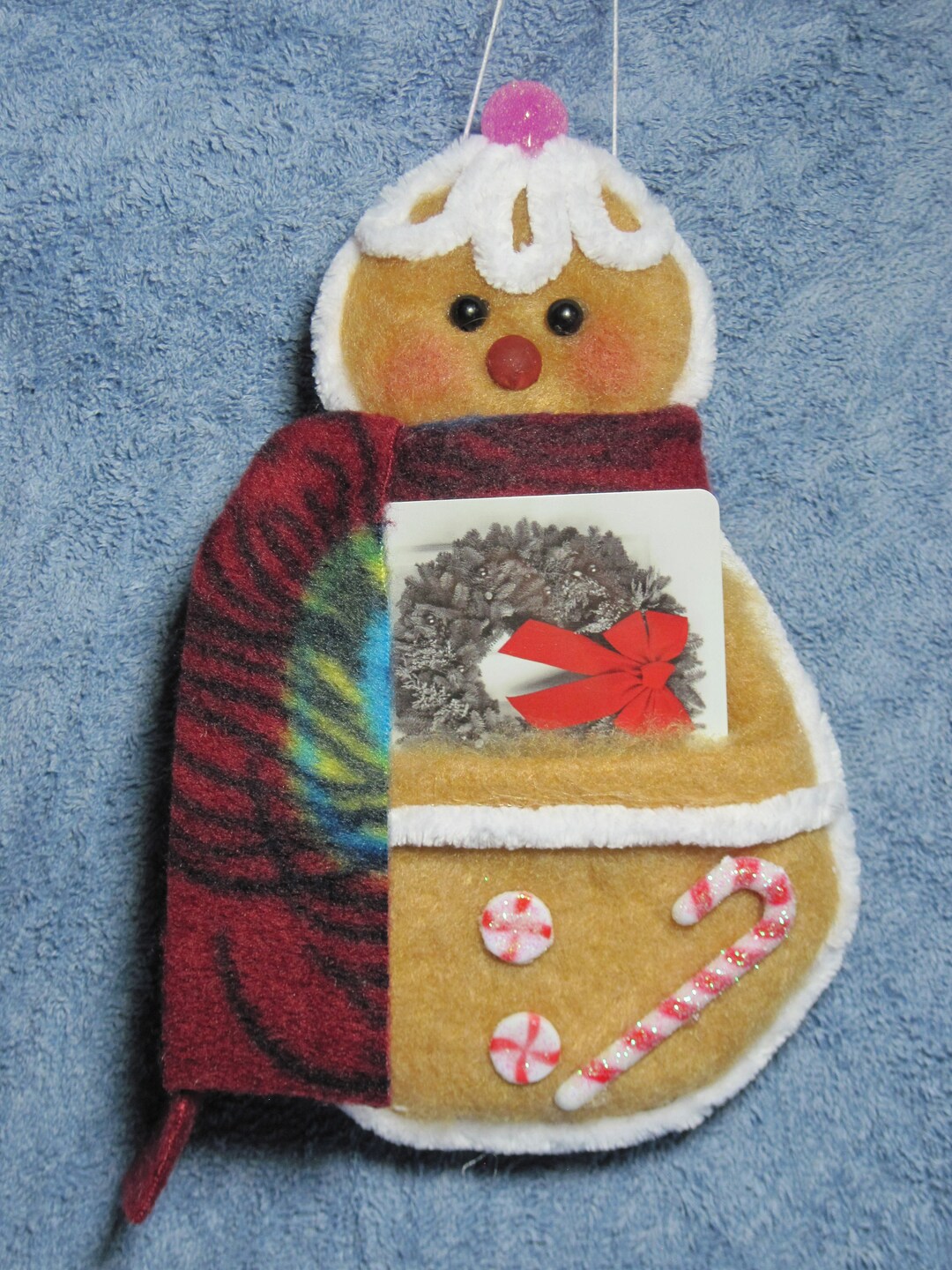 Gingerbread Man Gift Card Holder/ornament - Etsy