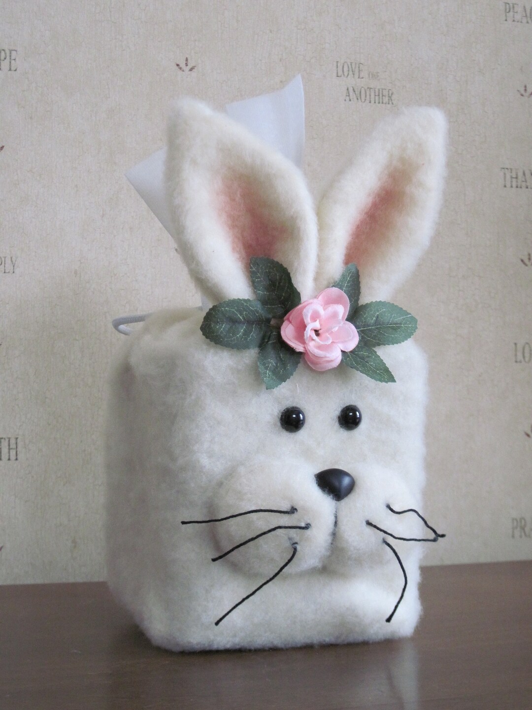 Bunny Tissue Box Cover - Etsy