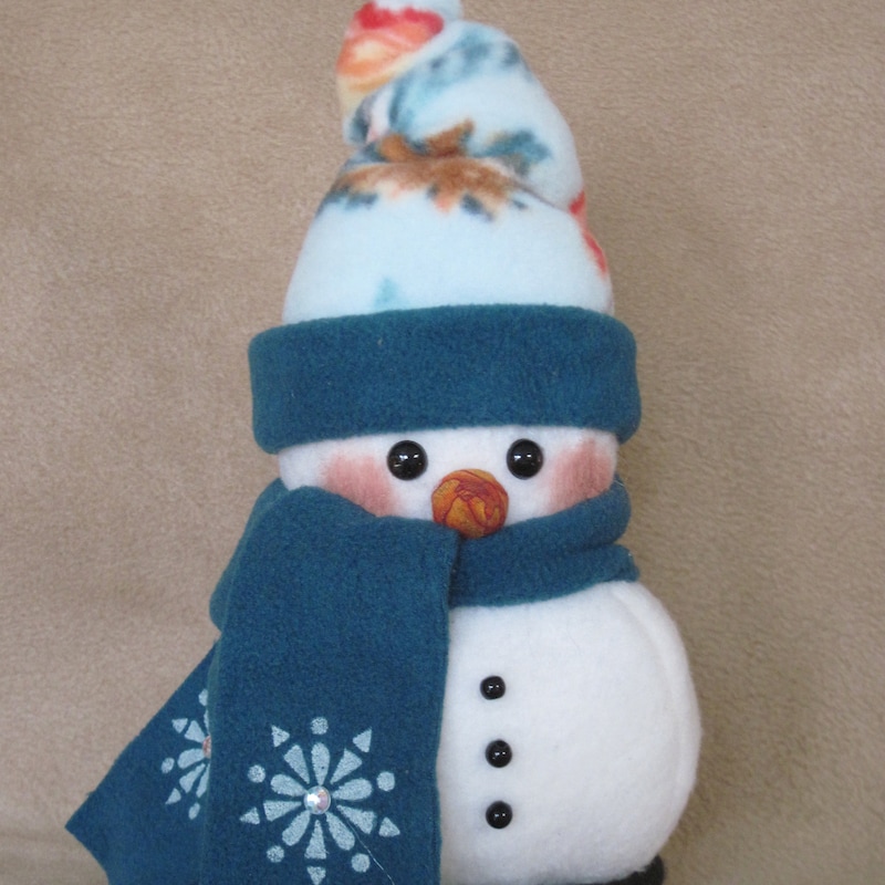 Fleece Snowman - Etsy