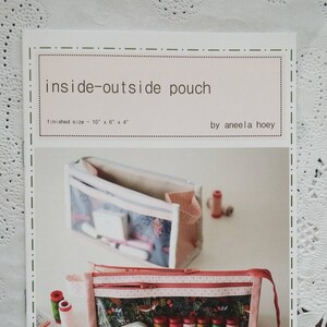 Inside-outside Pouch Paper Pattern by Aneela Hoey - Etsy