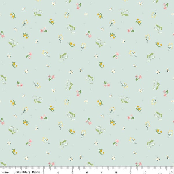 Ditzy Floral Fabric - Etsy