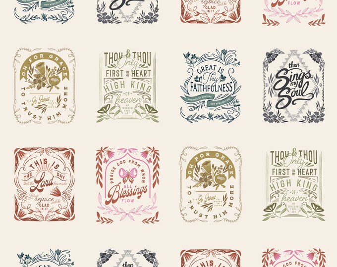 Hymns Panel Small From Songbook a New Page Collection by Fancy That ...