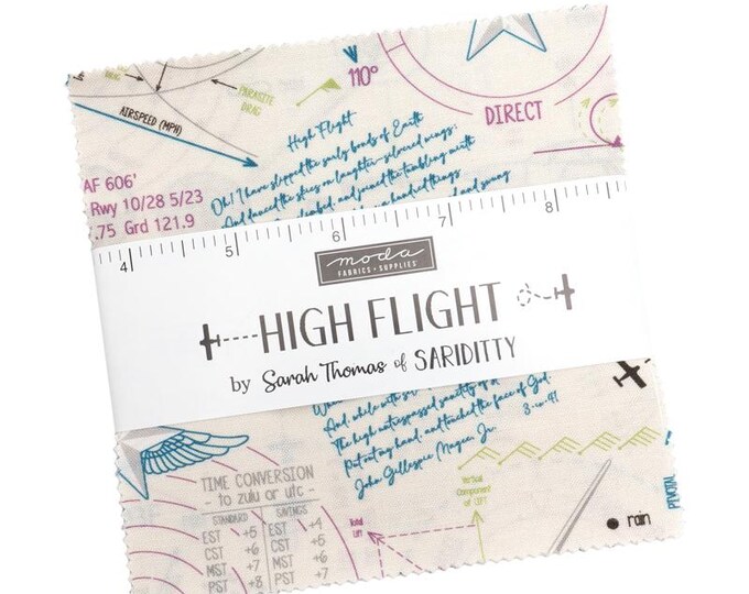 High Flight Charm Pack by Sariditty for Moda Fabrics - Etsy
