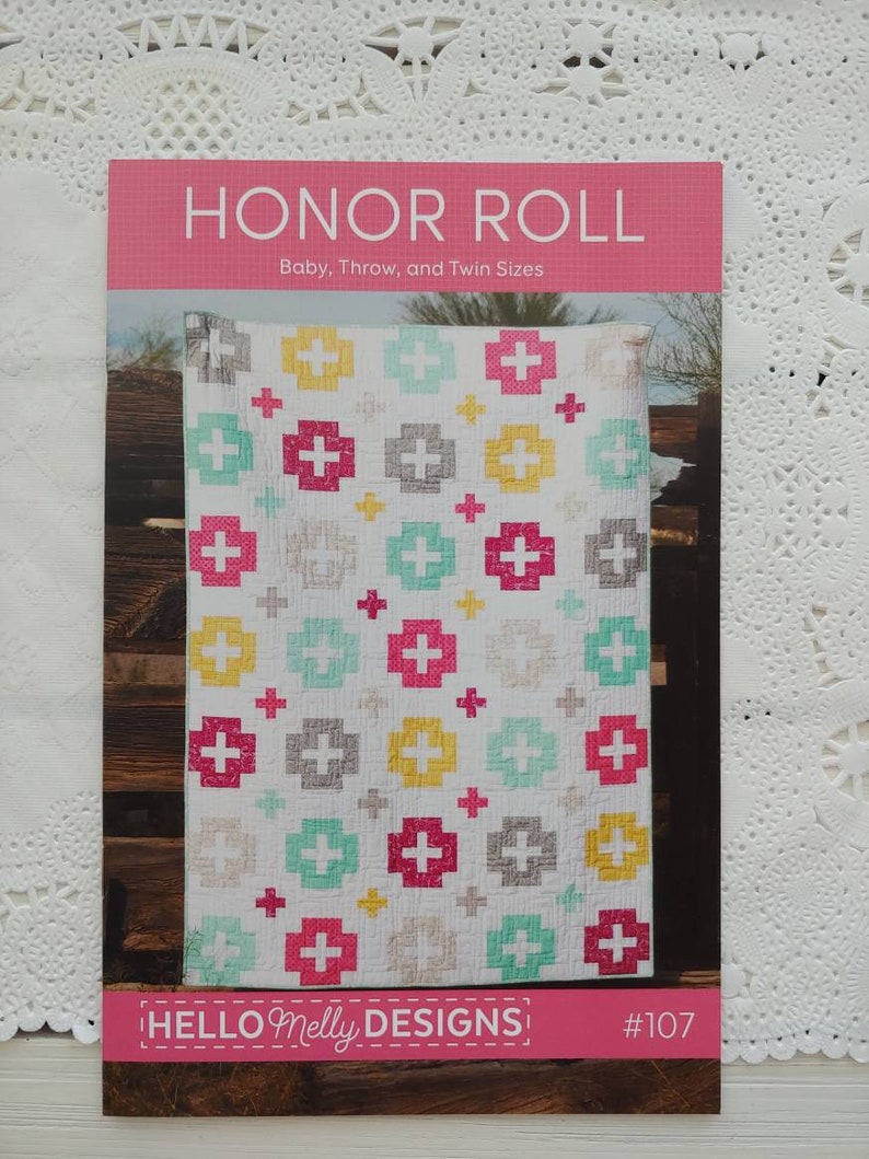 Honor Roll Quilt Pattern Paper Pattern by Hello Melly | Etsy