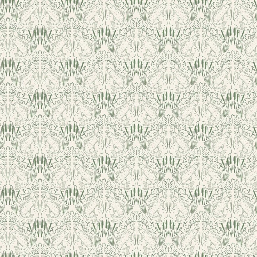 First Catch Cream From Let's Wander Collection by Casey Cometti for ...