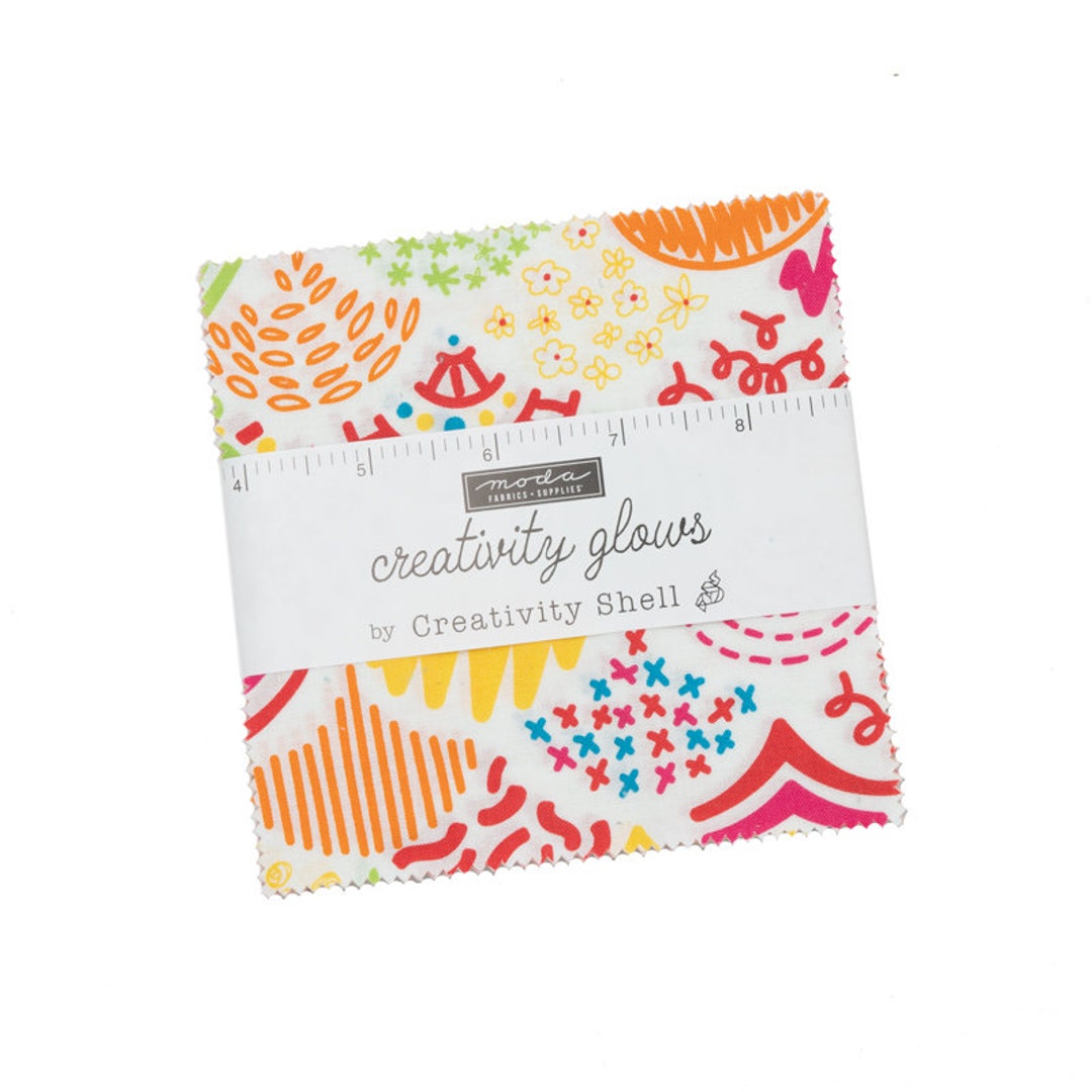 Creativity Glows Charm Pack by Creativity Shell for Moda Fabrics - Etsy