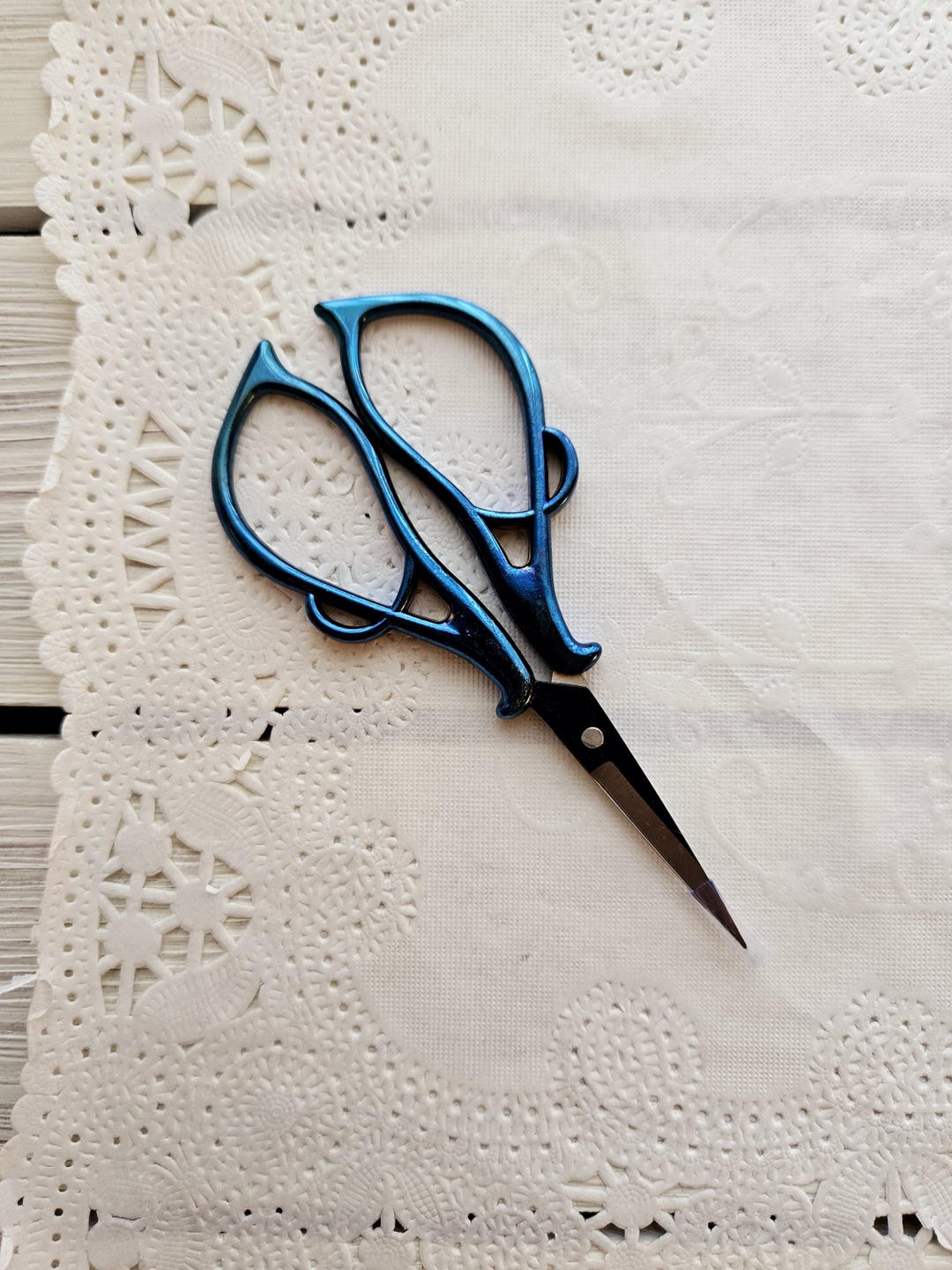 Electric Blue Scissor - Etsy