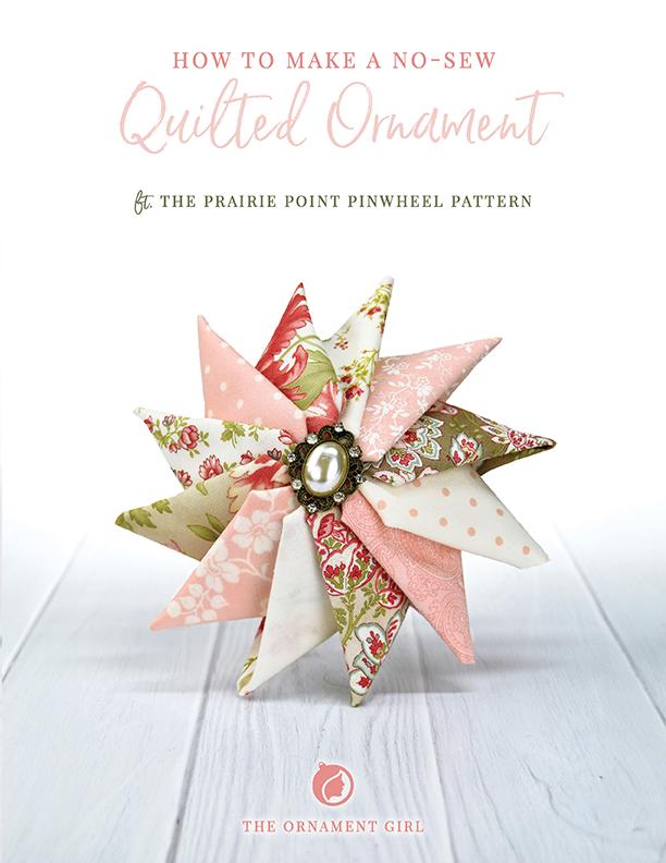 Prairie Point Pinwheel - No Sew Ornaments Pattern Book by Ornament Girl ...
