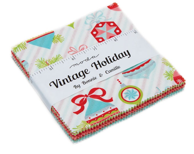 Vintage Holiday Charm Pack by Bonnie and Camille for Moda Fabrics - Etsy
