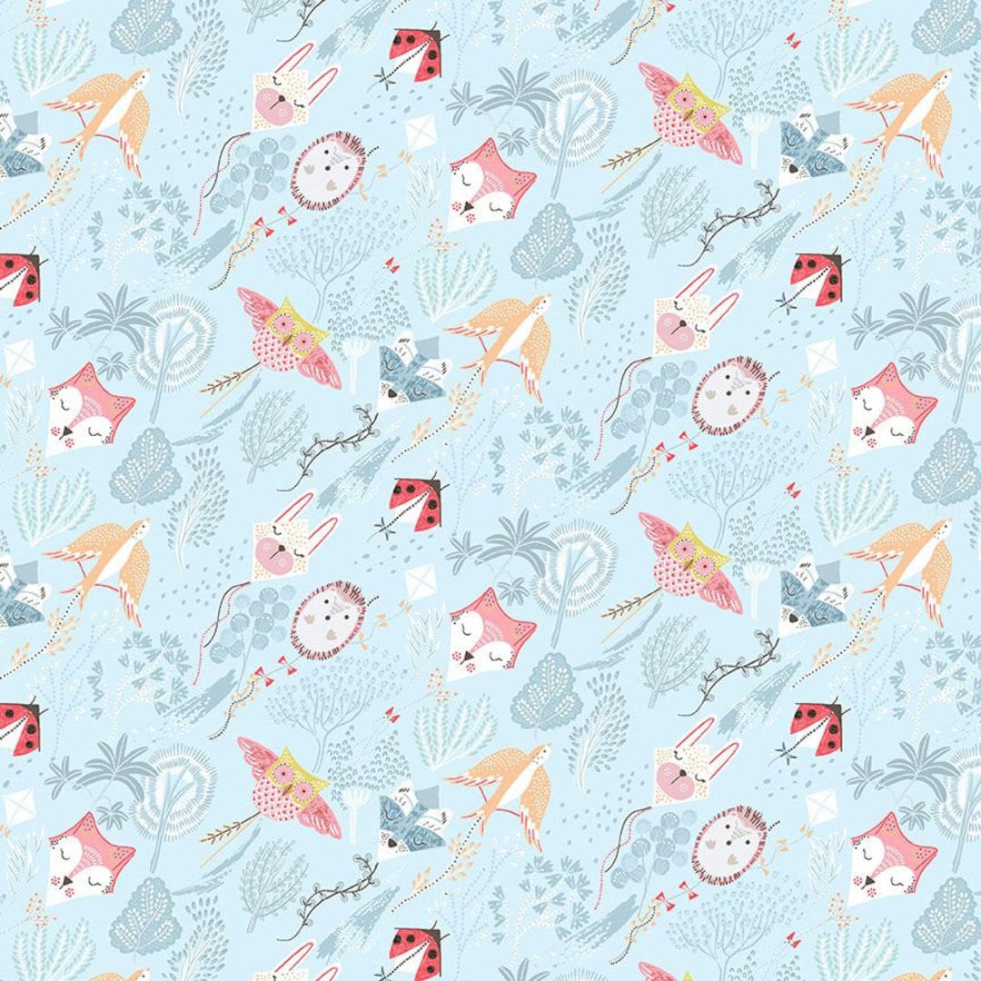 Blown Away Aqua From the Sharkside Collection by Dear Stella Design - Etsy