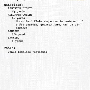 Fluke Quilt Paper Pattern by Eye Candy Quilts - Etsy