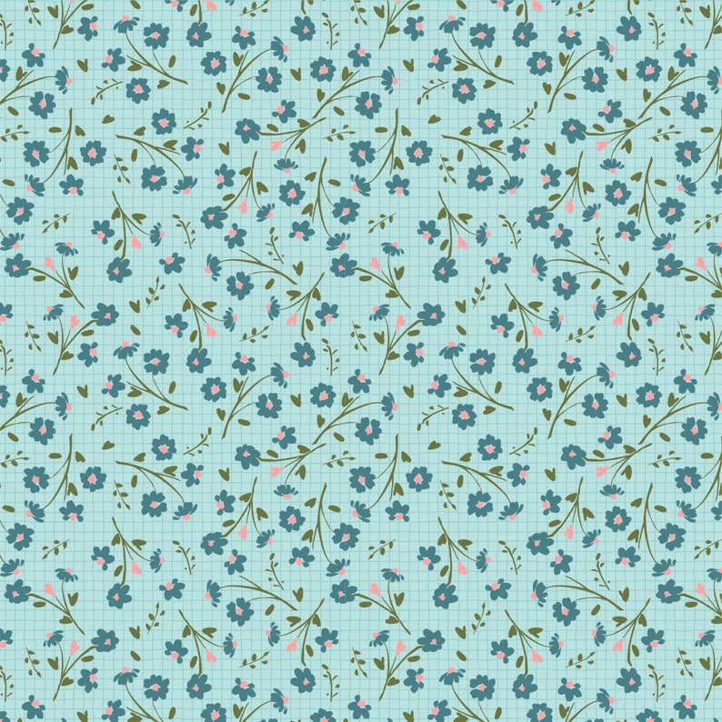 Dottie Teal From Treasured Threads Collection by Gigi's - Etsy