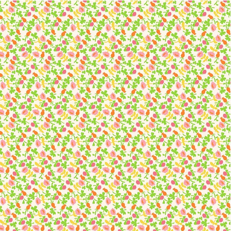 Pink Calico Flower Fabric - Etsy