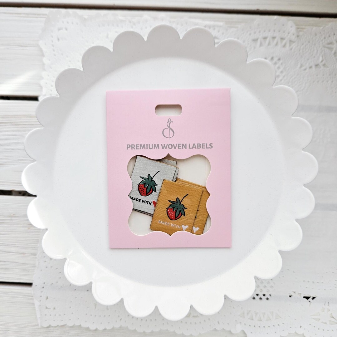 Premium Woven Labels "made With Love" by Minki Kim - Etsy