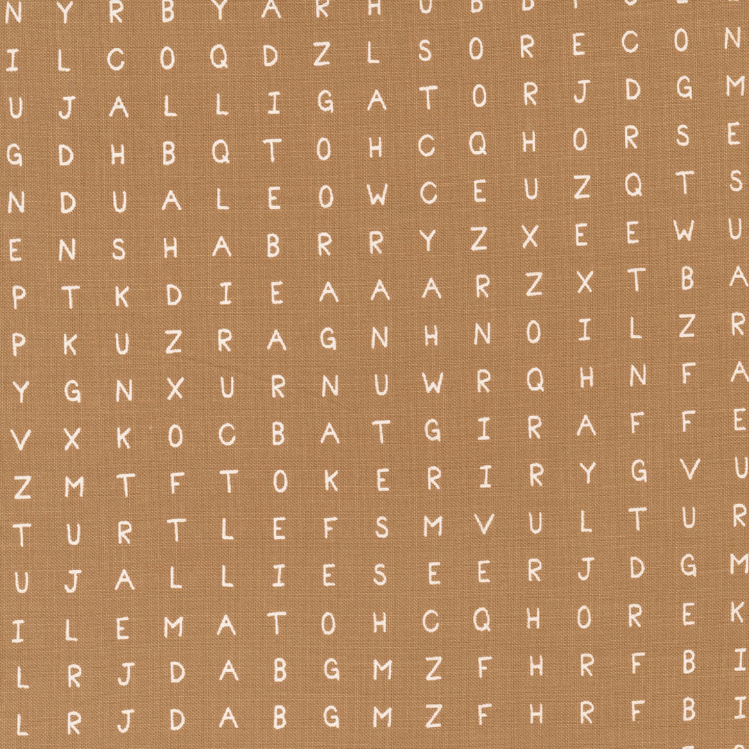 Word Search Gold From Abxxyz Collection by Stacy Iest Hsu for Moda ...