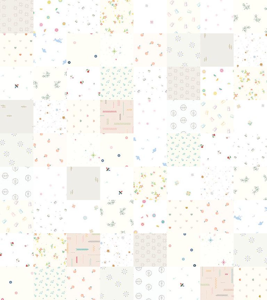 Patchwork Wideback From Hush Hush 4 Collection by Riley Blake Designs ...