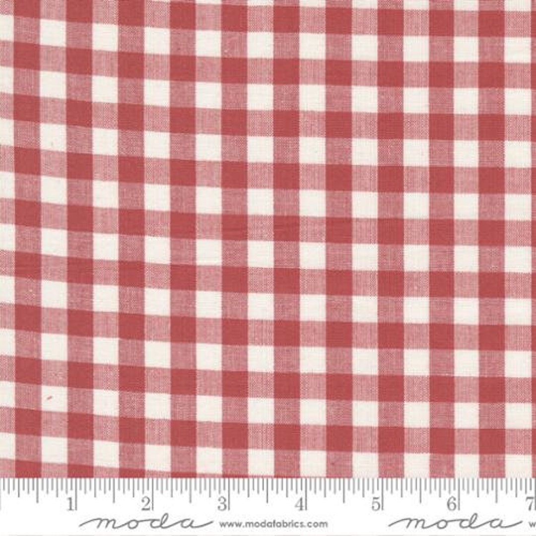 Check Red From Isabella Wovens Collection by Minick & Simpson for Moda ...