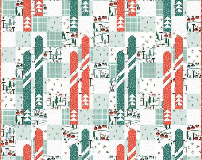 Skis Paper Quilt Pattern by Frannie B Quilting Co - Etsy