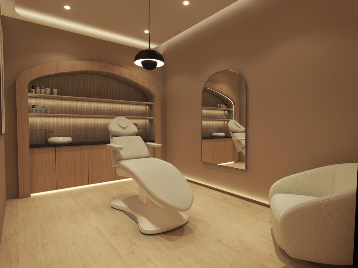 Salon Interior Design 3D Visualization,beauty Spa Layout Planning - Etsy