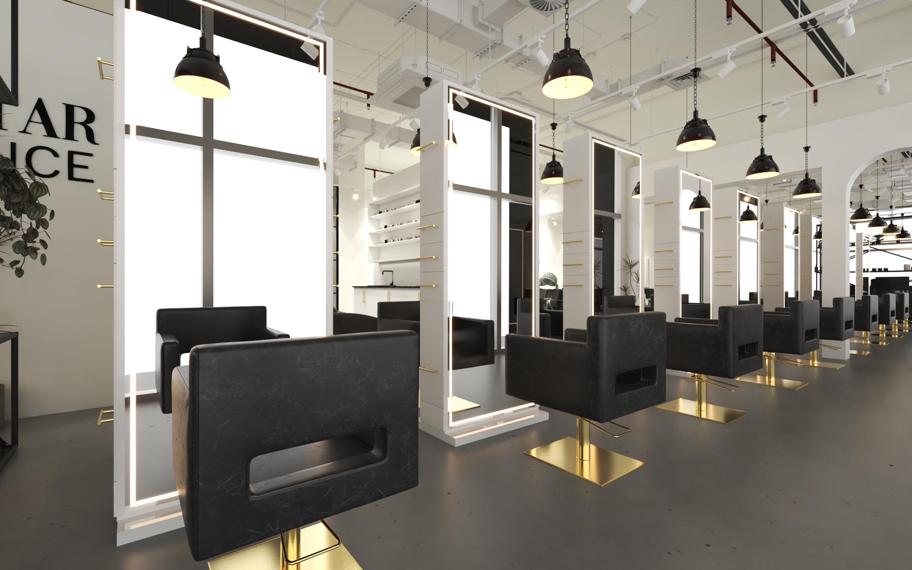 Salon Interior Design 3D Visualization,beauty Spa Layout Planning - Etsy