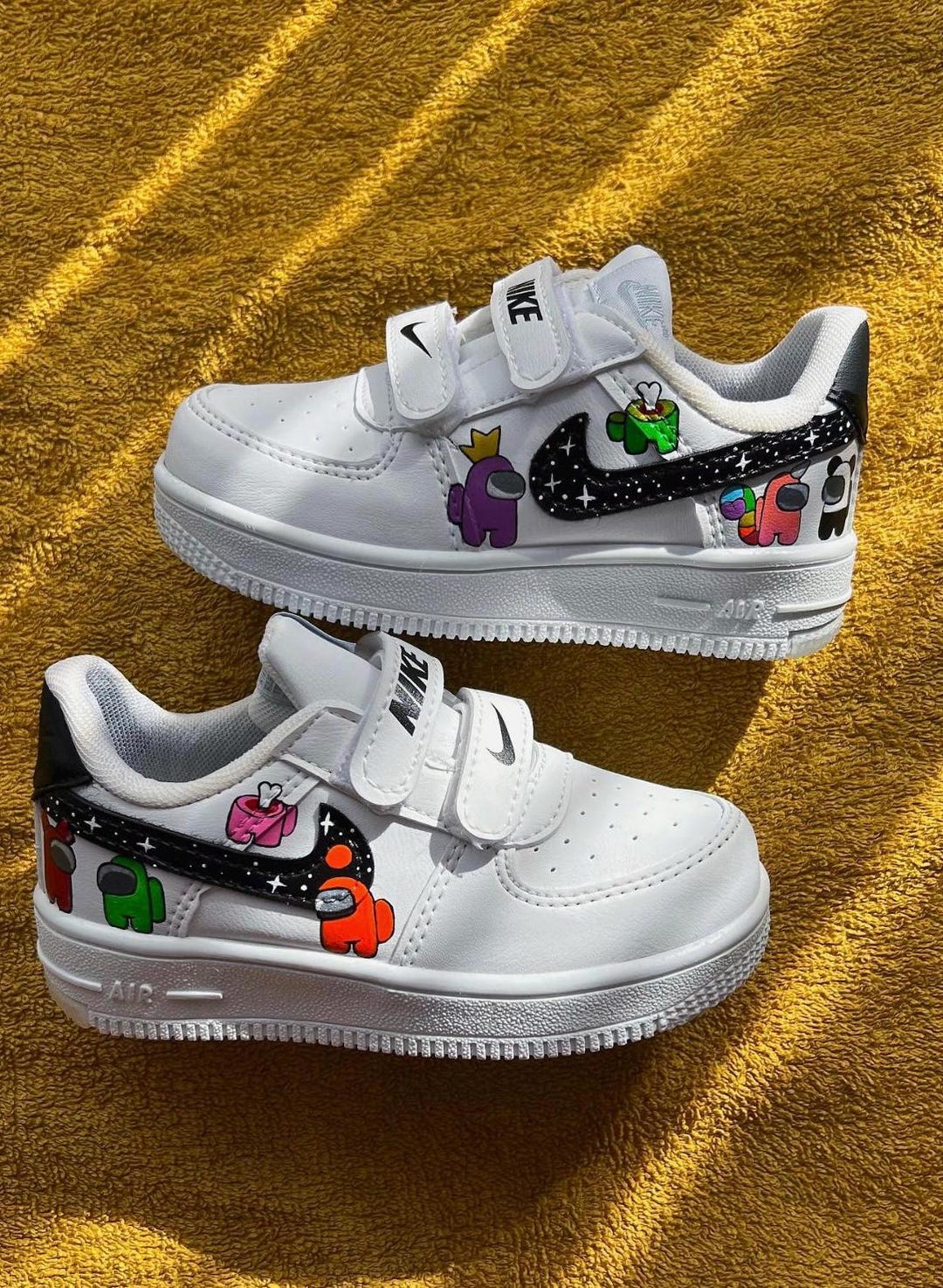 Among Us - Hand Painting Trainers - Waterproof - 7.5 Kids UK - Etsy