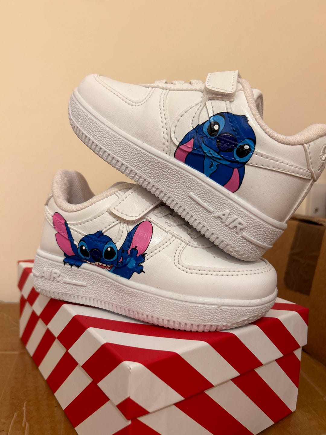 Handpainted LILO & Stitch Trainers - Toddler Trainers - Size 7 Kids - Etsy