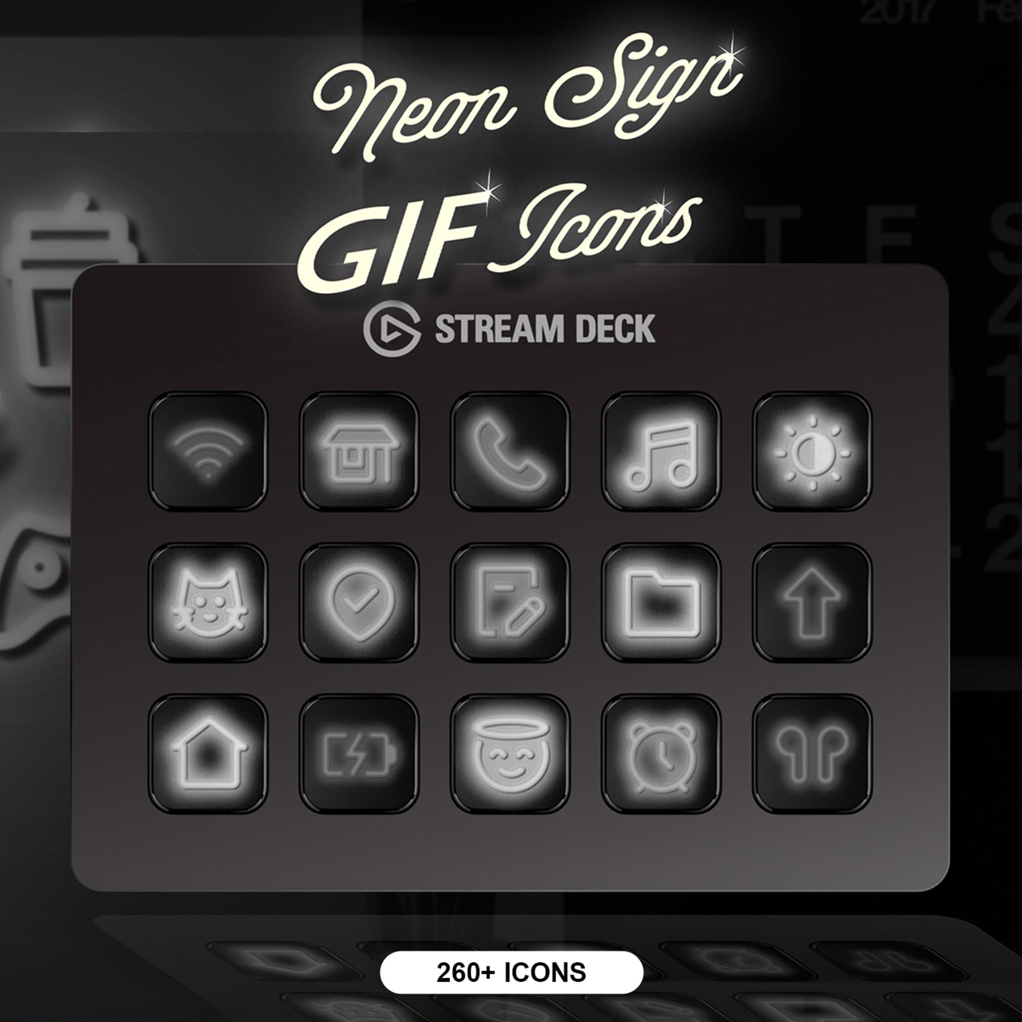 Stream Deck Animated Icons | Neon Sign GIF | Stream Deck Icons ...