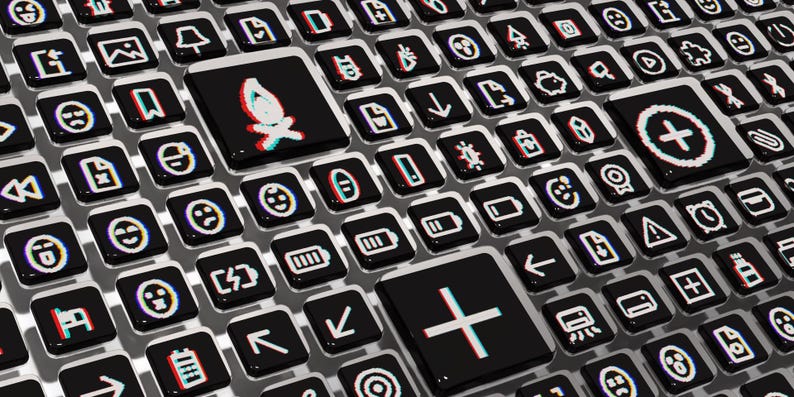 Stream Deck Animated Icons | 8-bit Anaglyph GIF | Stream Deck Icons ...