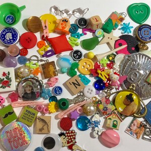 Vintage and Odd Trinkets, Crow Confetti, Mystery Scoop, Trinket Scoops ...