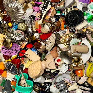 Vintage and Odd Trinkets, Crow Confetti, Mystery Scoop, Trinket Scoops ...