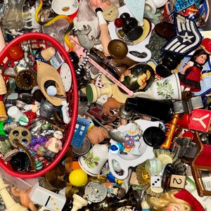 Vintage and Odd Trinkets, Crow Confetti, Mystery Scoop, Trinket Scoops ...