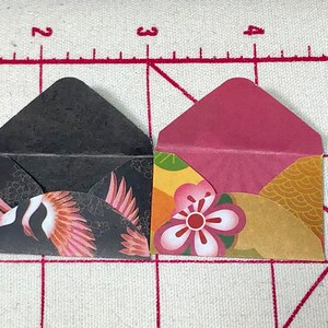 Mini Tiny Small 25 Miniature Envelopes Made From Origami Paper Japanese ...