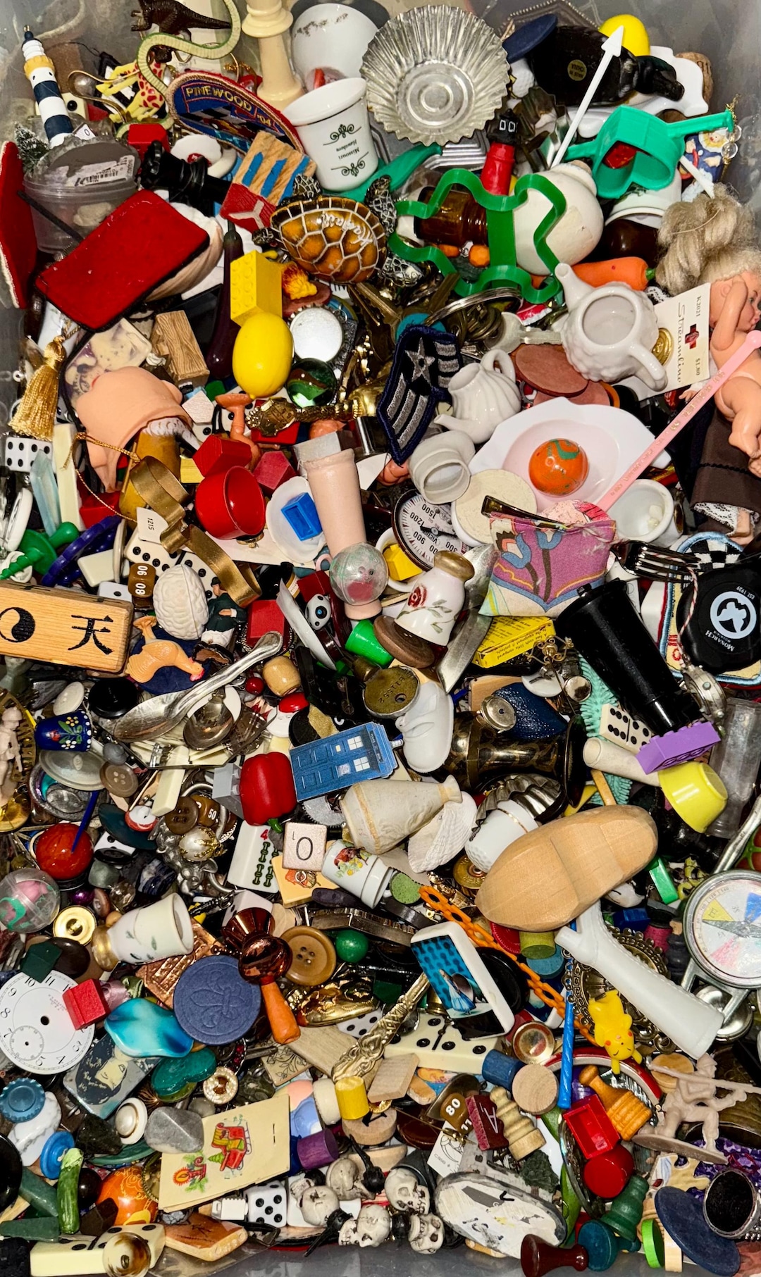 Vintage and Odd Trinkets, Crow Confetti, Mystery Scoop, Trinket Scoops ...