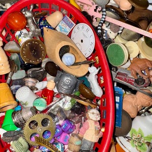 Vintage and Odd Trinkets, Crow Confetti, Mystery Scoop, Trinket Scoops ...