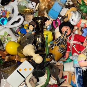 Vintage and Odd Trinkets, Crow Confetti, Mystery Scoop, Trinket Scoops ...