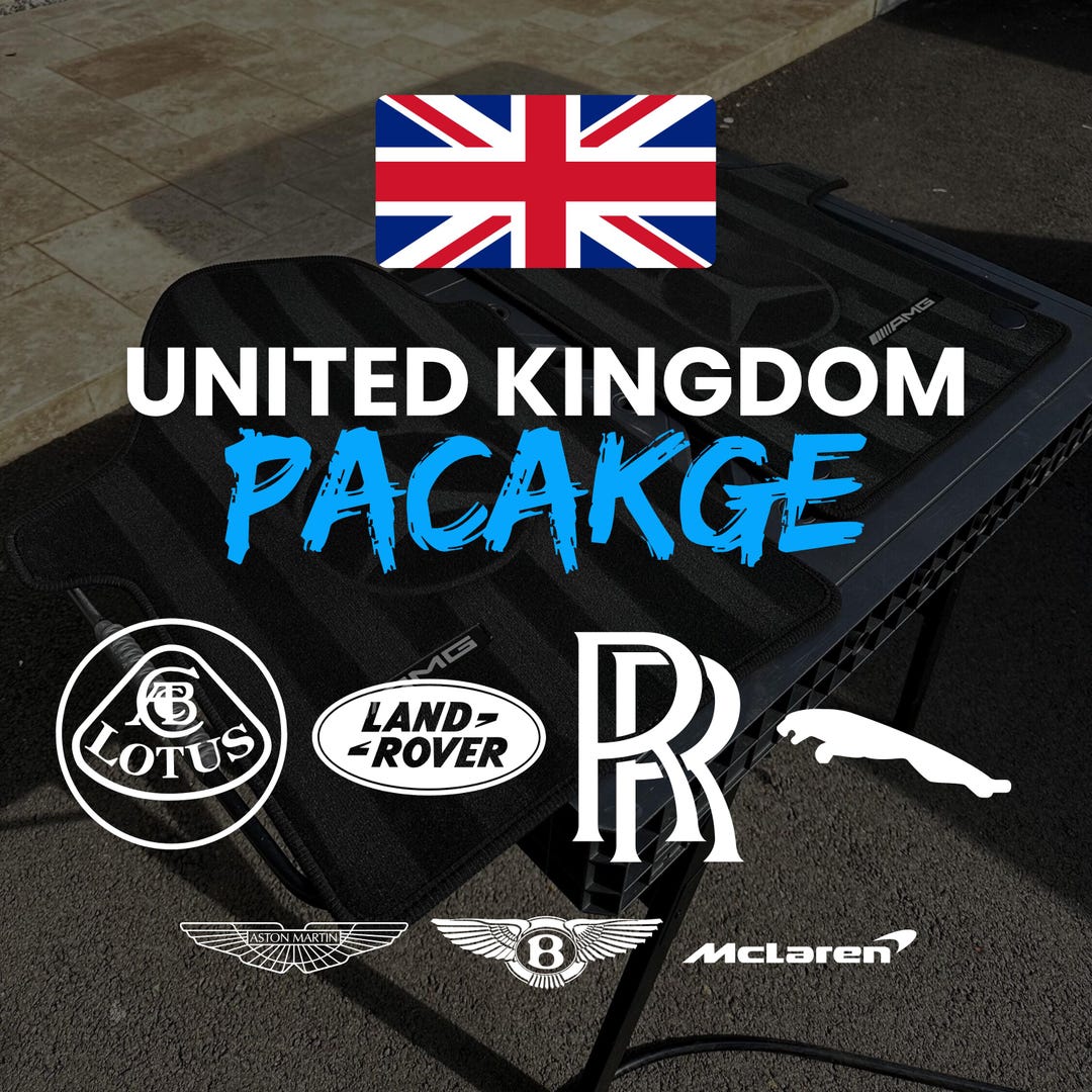 UNITED KINGDOM STENCIL Bundle - Premium Custom Car Logo Emblem Template ...