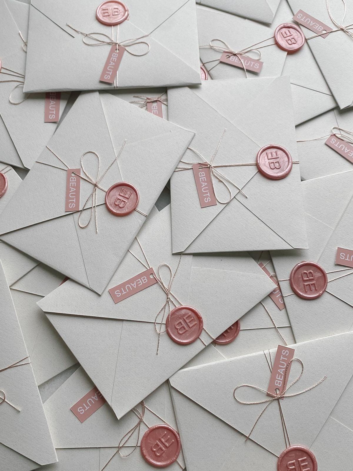 Wrapped Envelopes With Wax Seal - Etsy