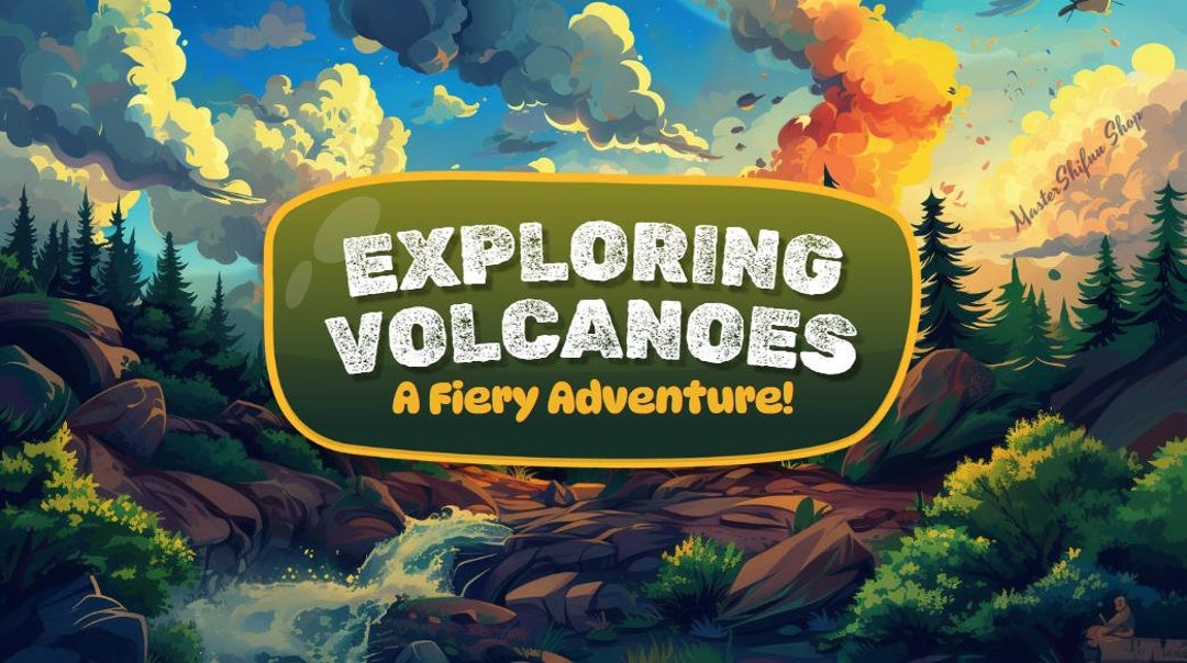Exploring Volcanoes A Fiery Adventure Digital Book (complete With Video) - Etsy