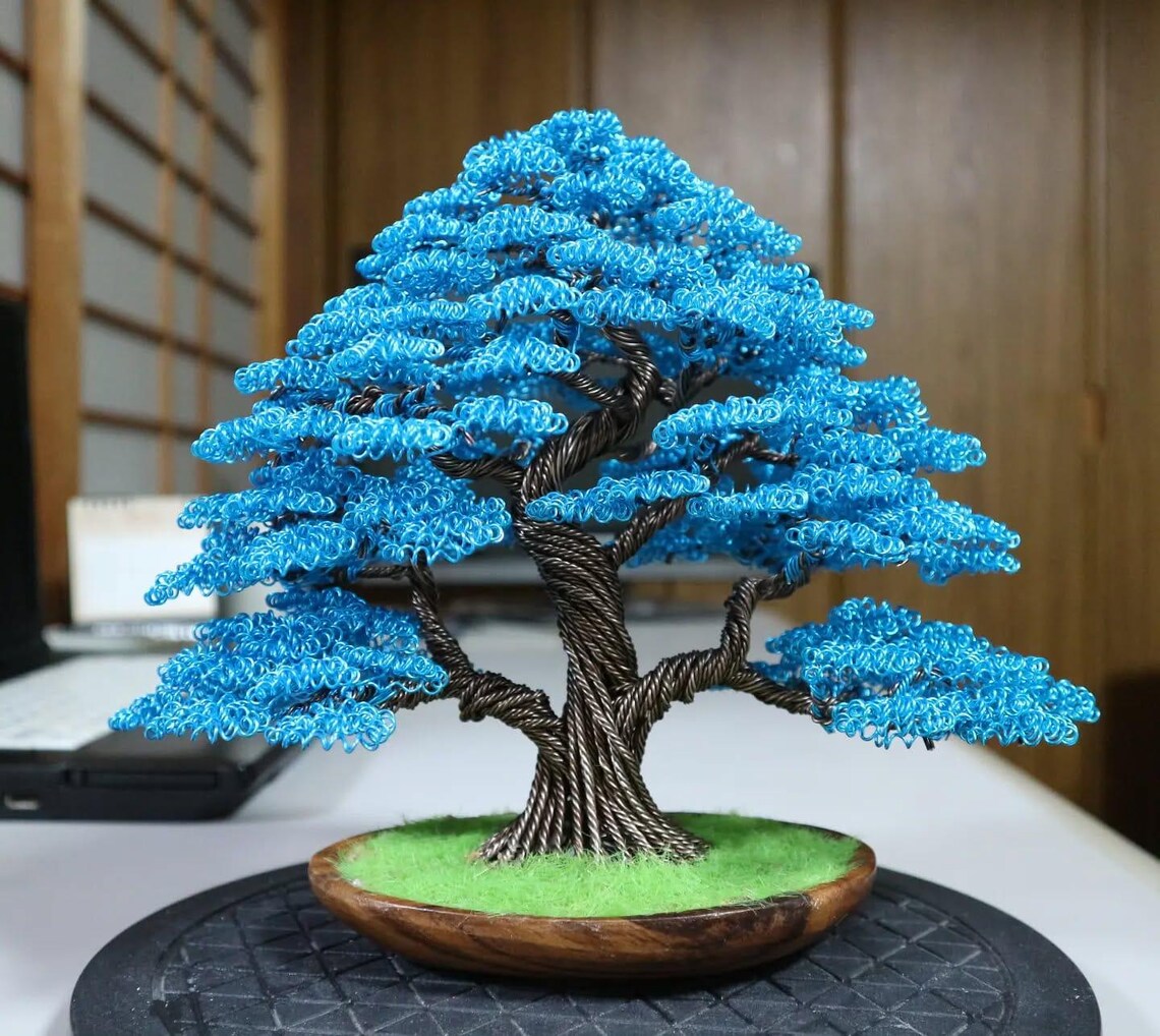 Bonsai Tree Wire Copper Tree Unique Copper Decoration Birthday Copper ...