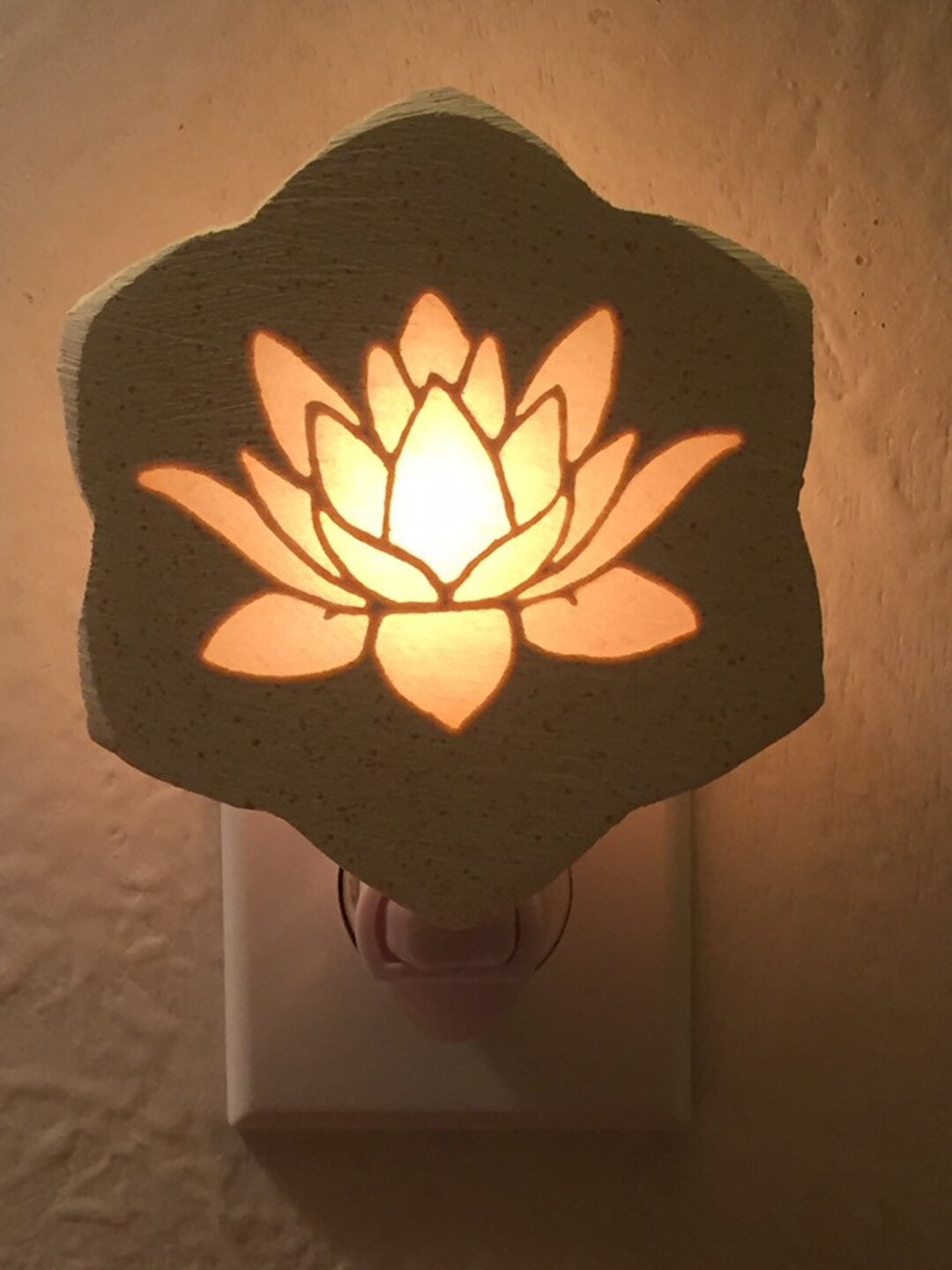 Namaste Lotus in Clear 4 Watt Night Light With On/off Switch - Etsy