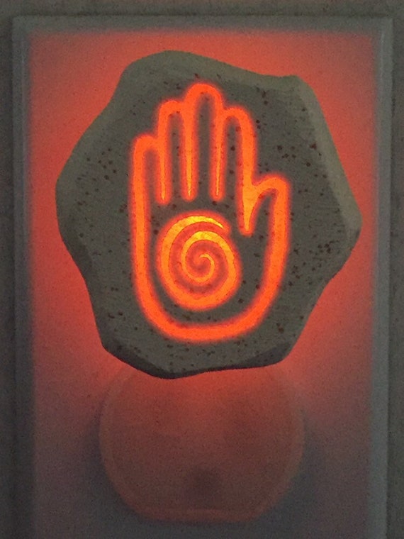 Spiral Hand Small 1/3 Watt Neon-light Night Light - Etsy