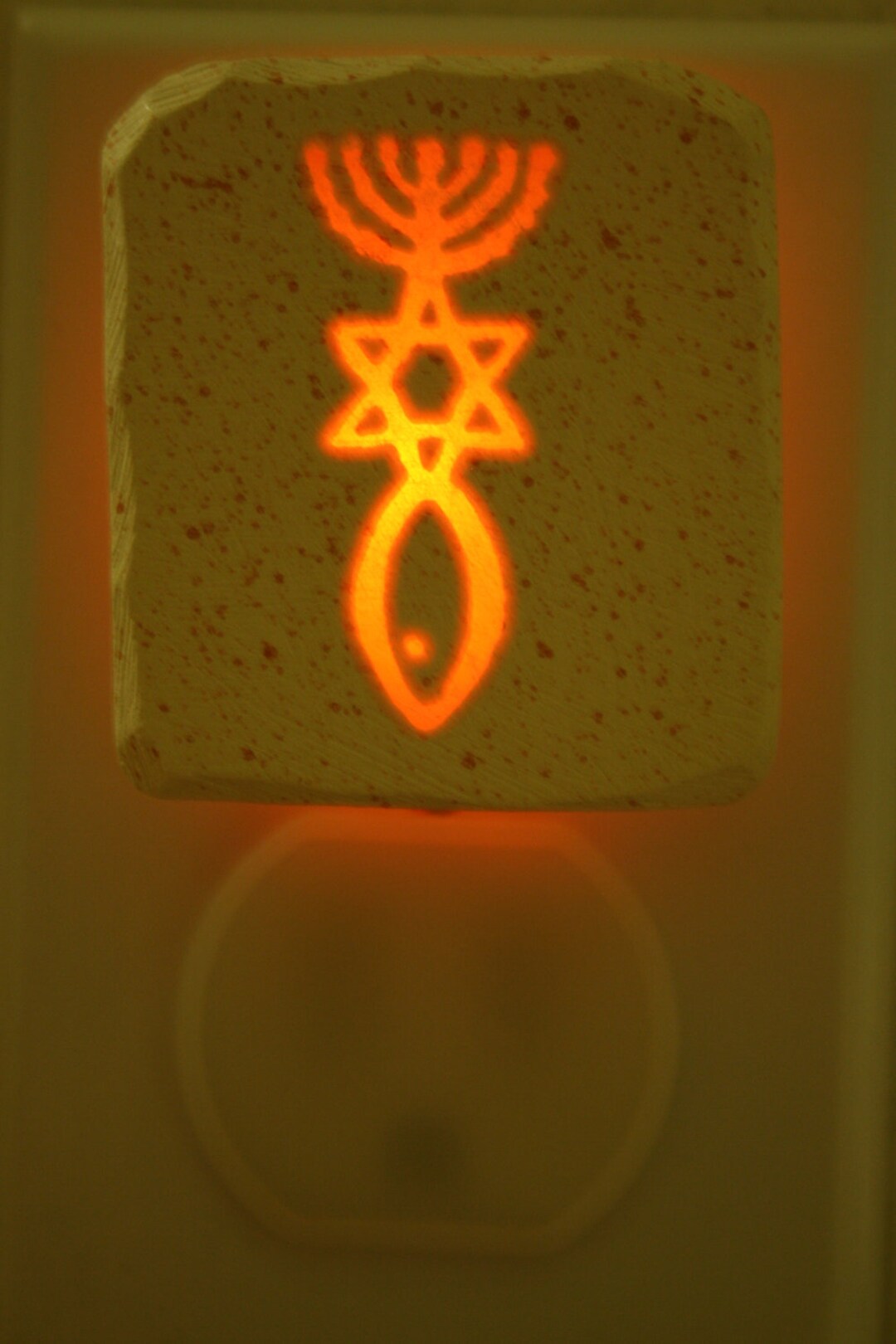 Small Messianic Symbol Small1/3 Watt Night Light - Etsy